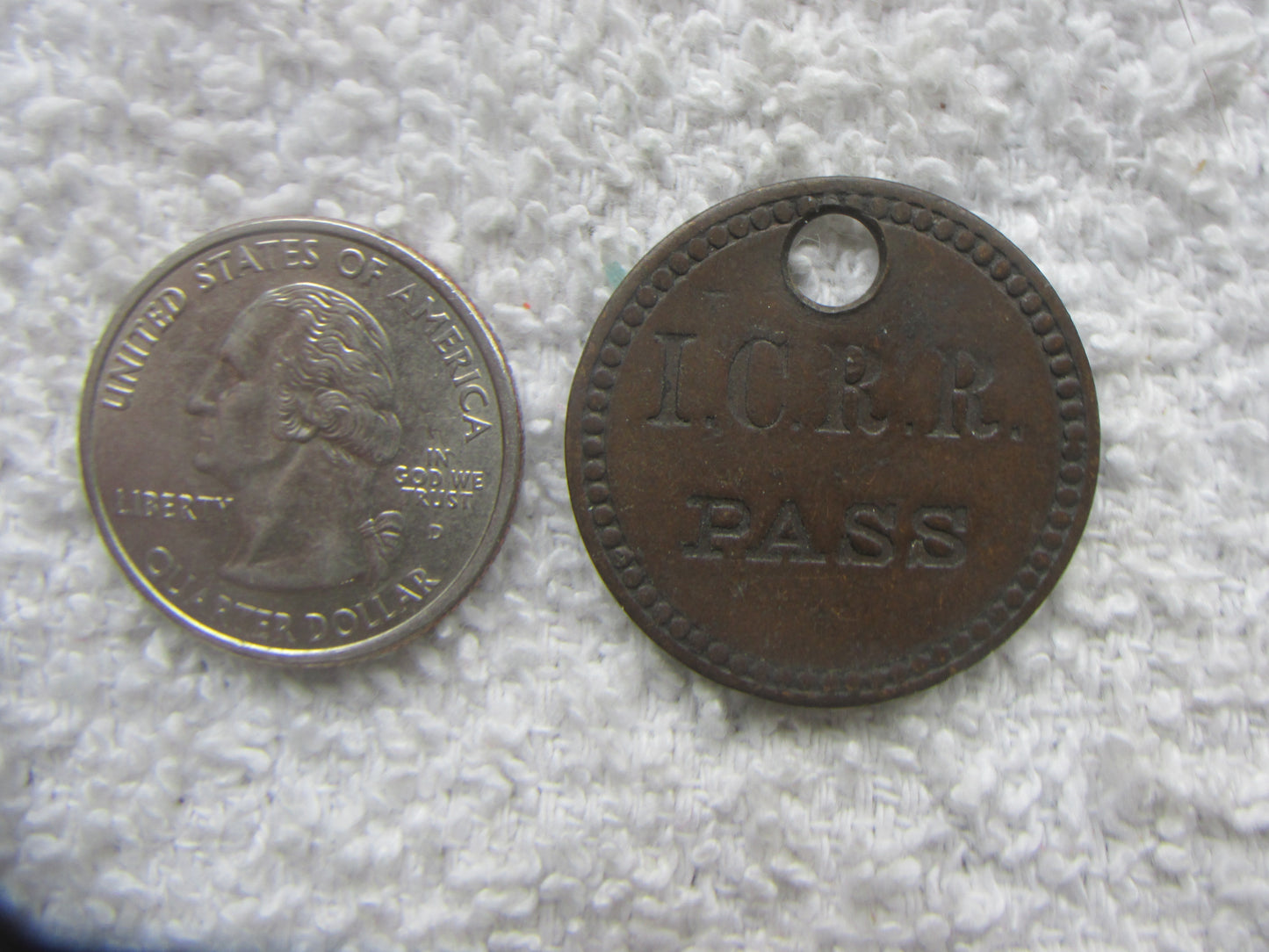 Illinois Central Pass / Token – Midwest Railroad Emporium Illinois Central Pass / Token – Midwest Railroad Emporium