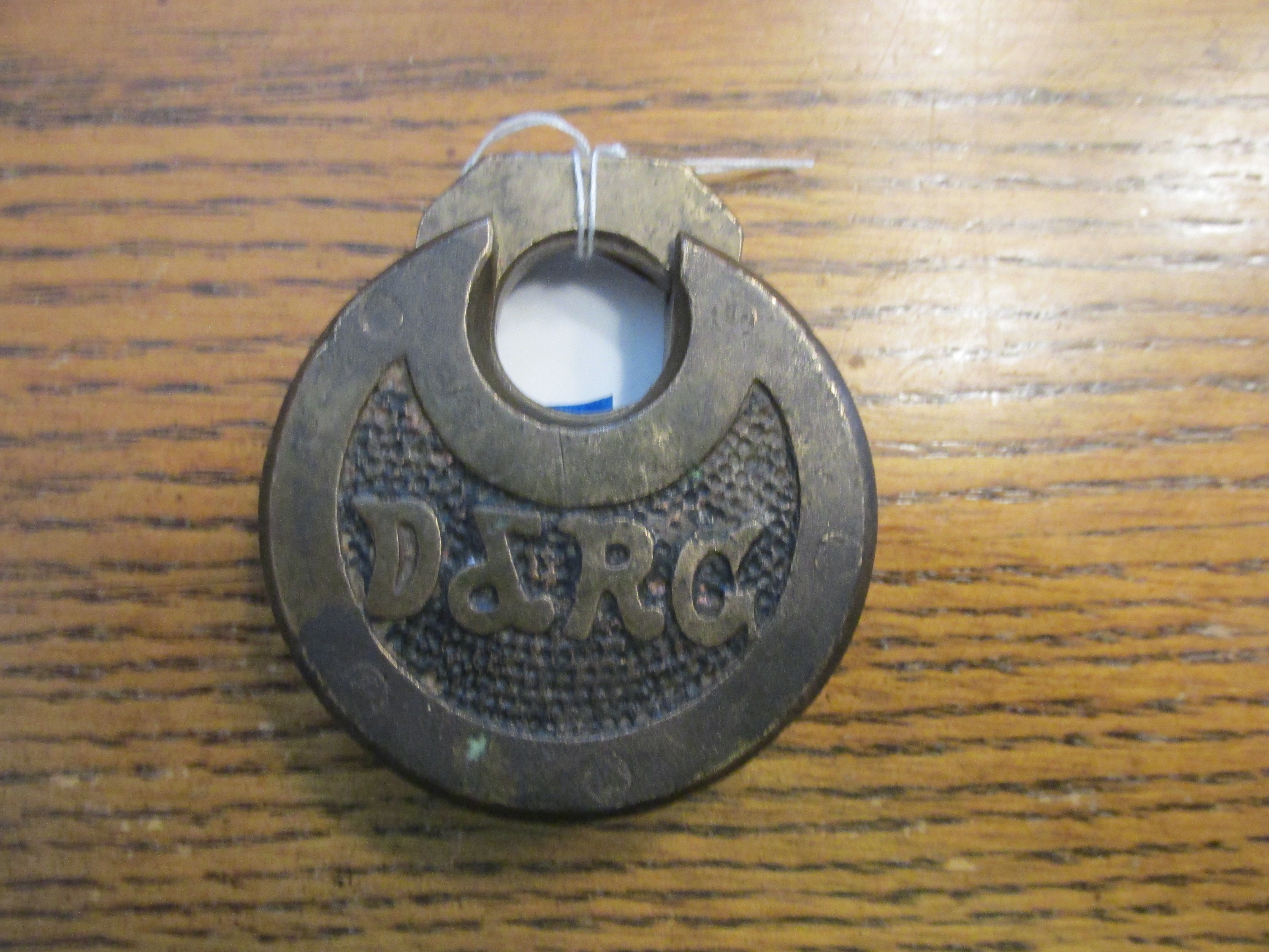 Denver & Rio Grand Pancake Lock – Midwest Railroad Emporium