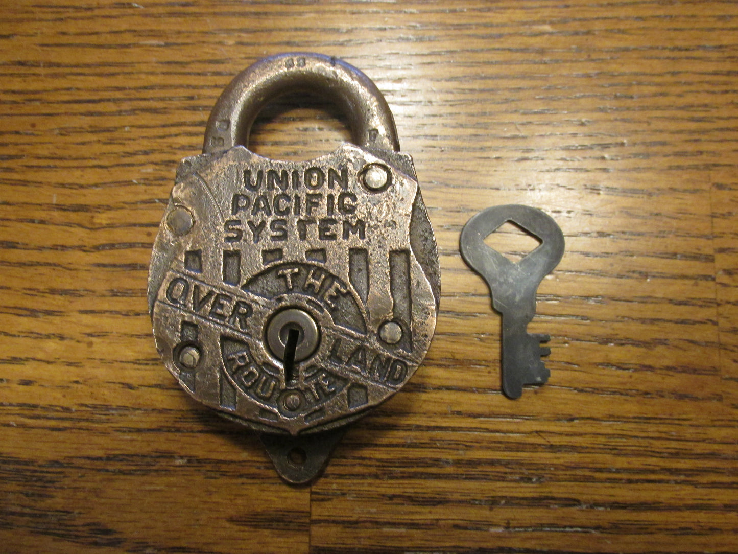 Union Pacific Shield Lock – Midwest Railroad Emporium