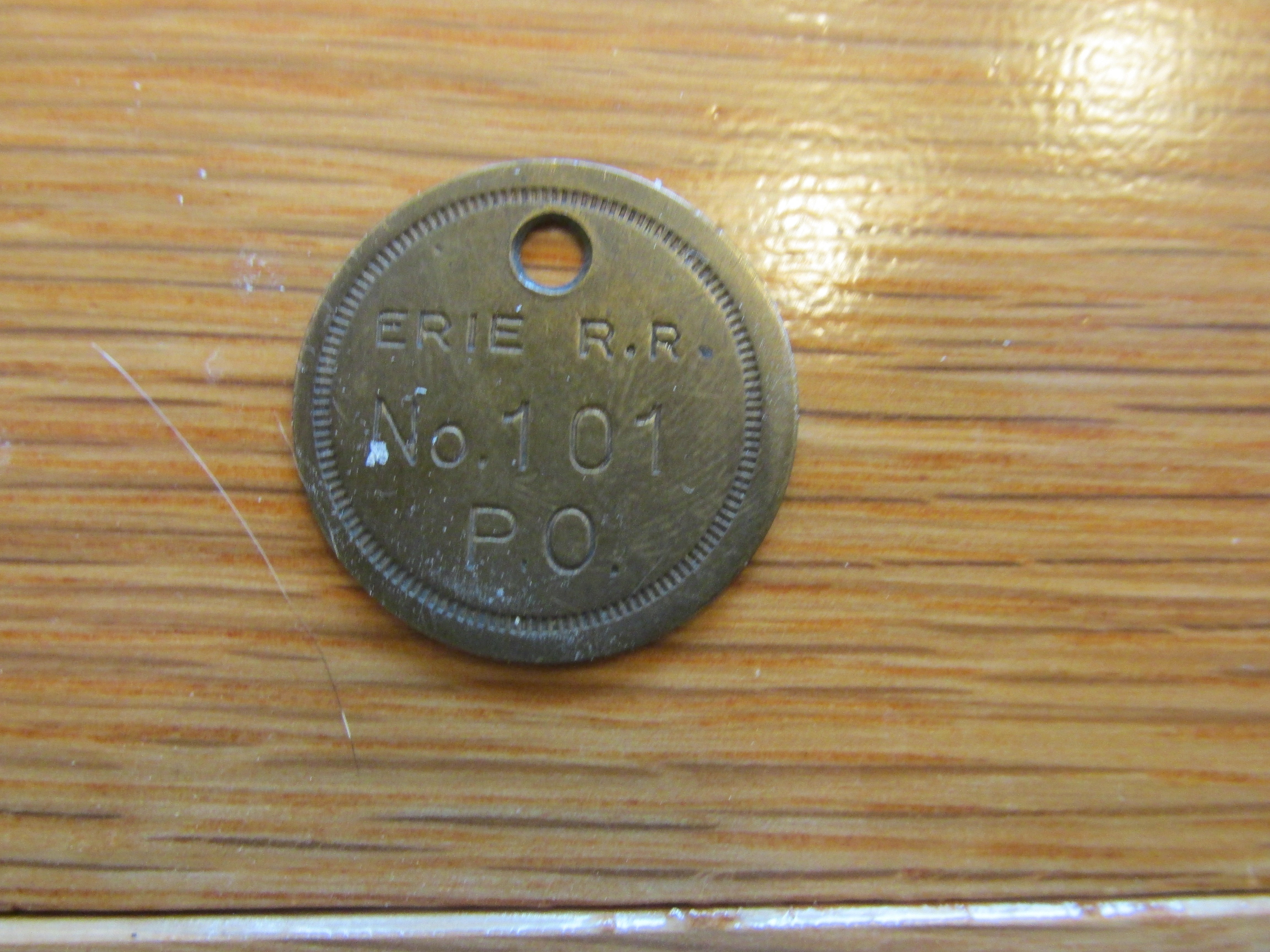 ERIE Tool Check / Token – Midwest Railroad Emporium